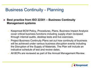 BCM Presentation - March 2015 | PPTX