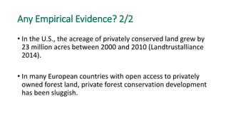 Public right of access to private land: Examples and considerations ...
