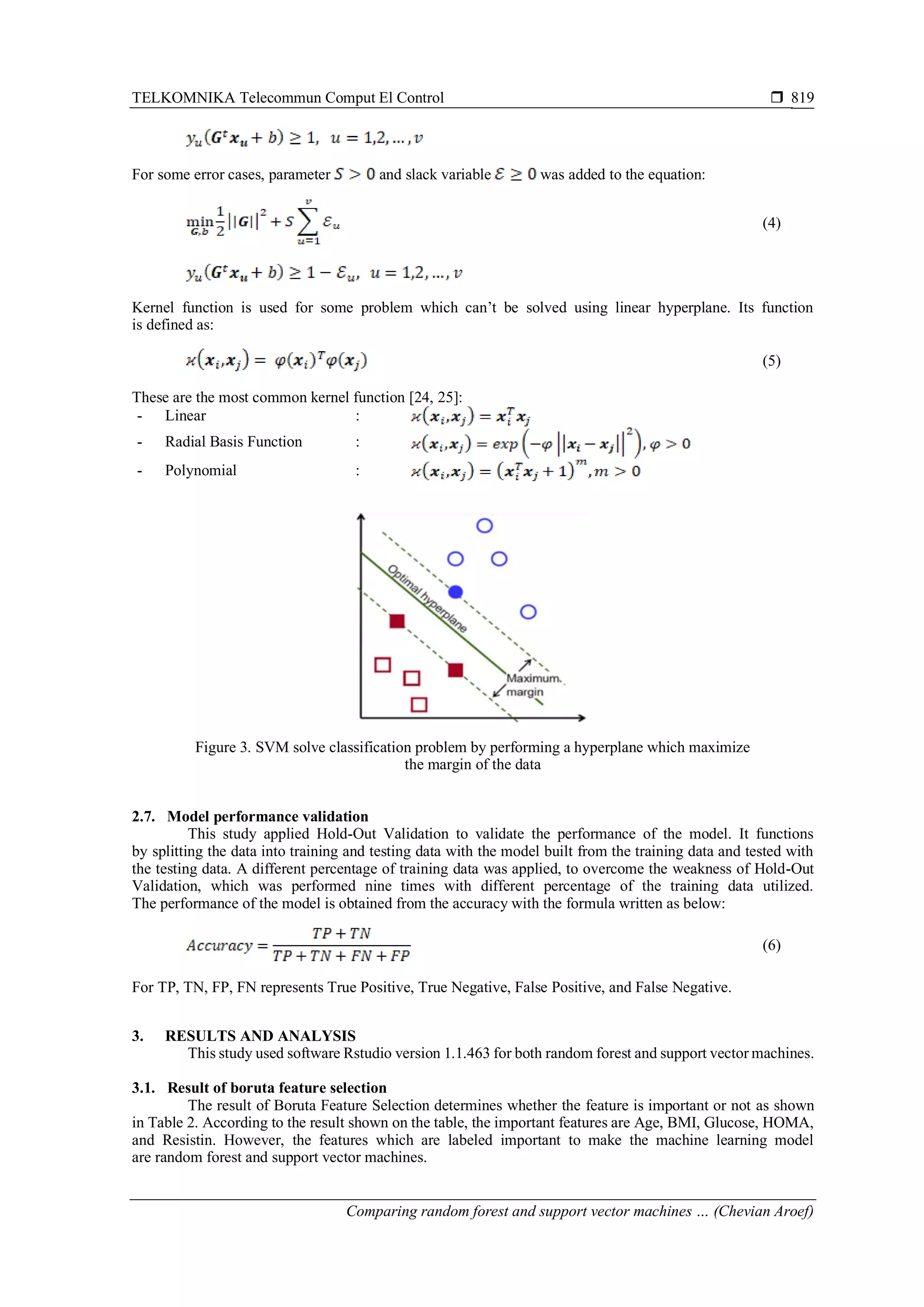 Comparing random forest and support vector machines for breast cancer classification | PDF