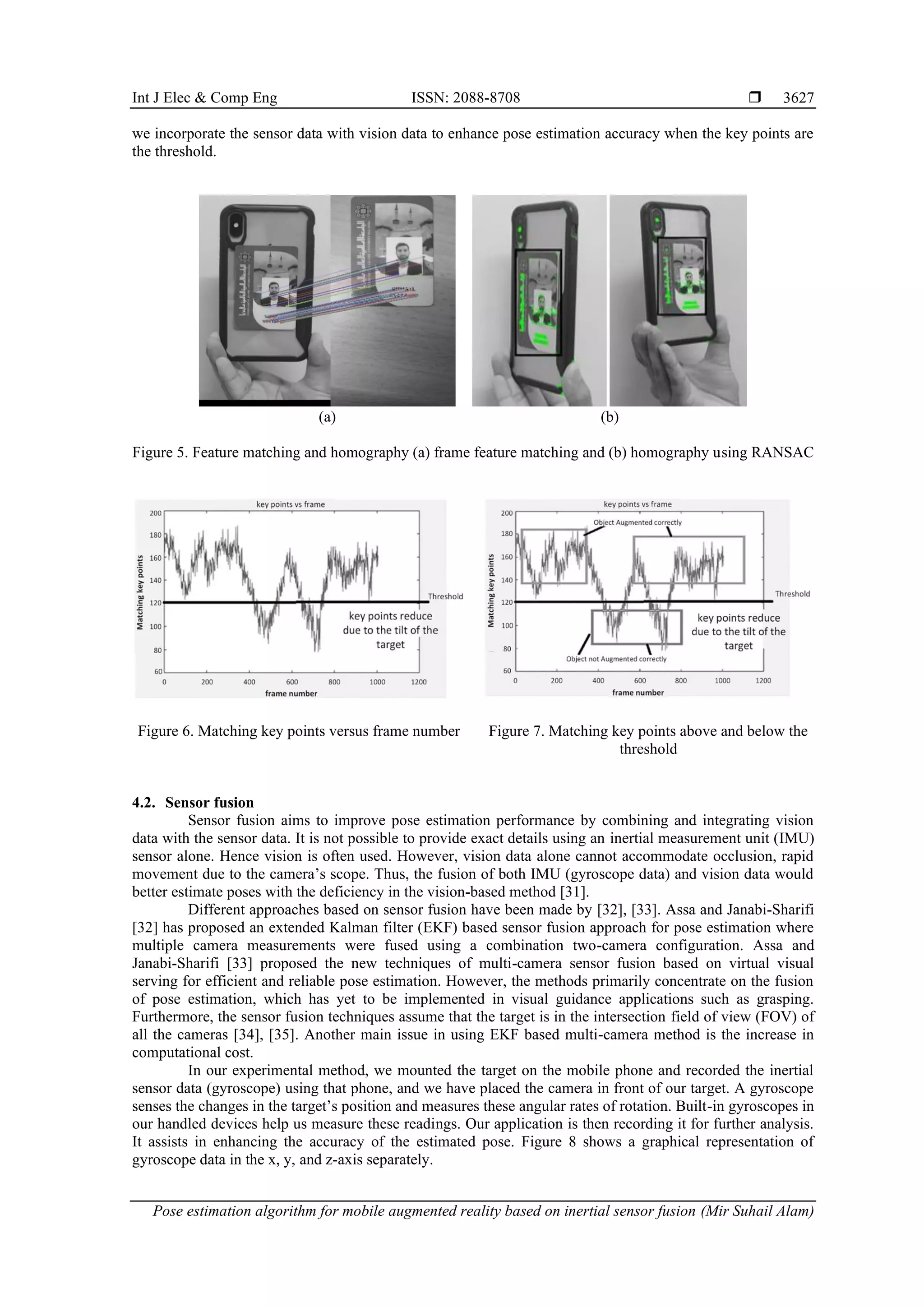 Pose estimation algorithm for mobile augmented reality based on inertial sensor fusion | PDF