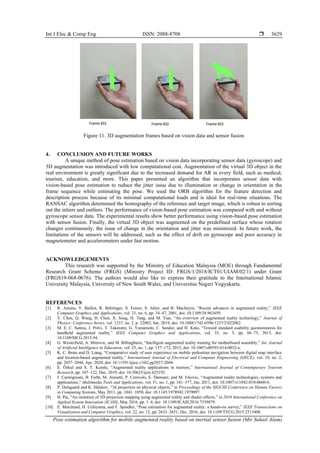 Pose estimation algorithm for mobile augmented reality based on inertial sensor fusion | PDF | 3 ...