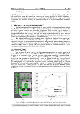 Pose estimation algorithm for mobile augmented reality based on inertial sensor fusion | PDF | 3 ...