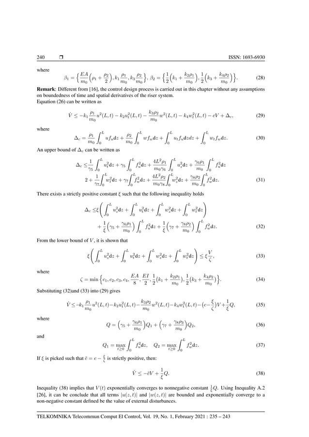 Vibration attenuation control of ocean marine risers with axial ...