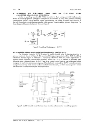 Modeling and Simulation of Three Phase D-SVC for Load Compensation | PDF