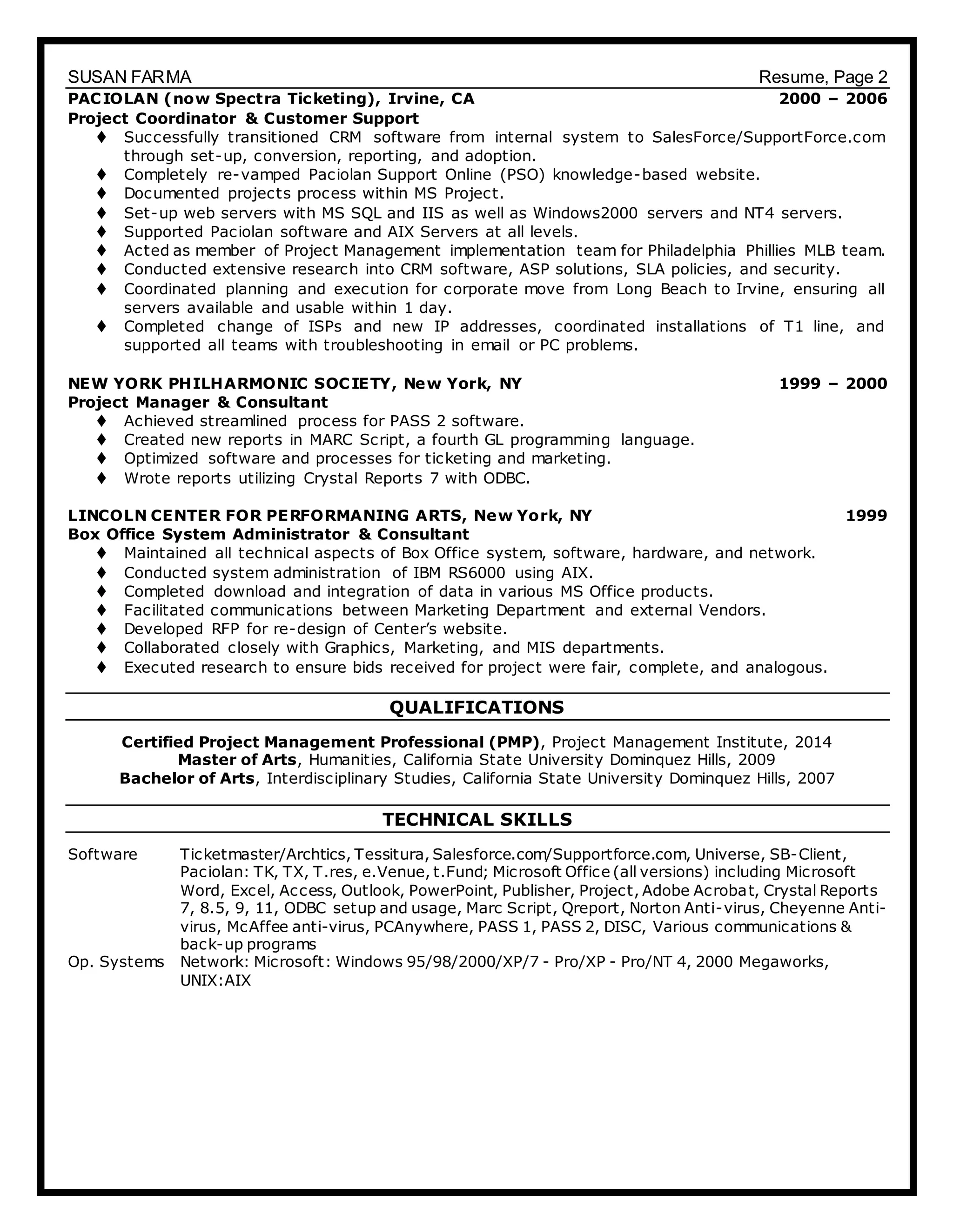 Susan Farma_PM_PMP 1 | DOCX