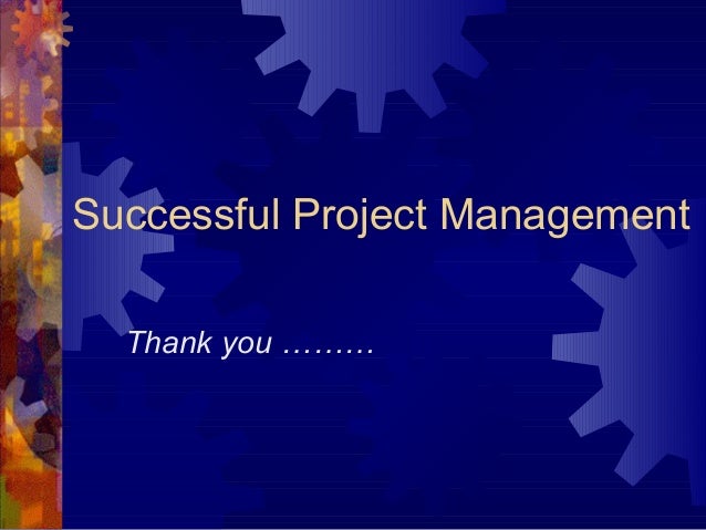 282.successful project management