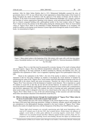 Transformation of Bima local wisdom values through social studies e ...