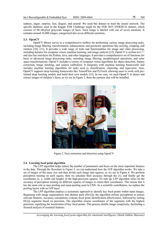 Leveraging the learning focal point algorithm for emotional ...