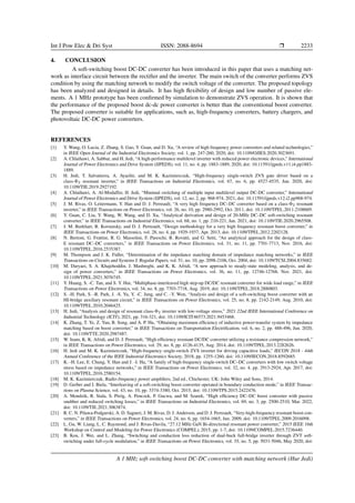 A 1 MHz soft-switching boost DC-DC converter with matching network | PDF