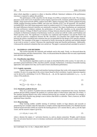 Statistical performance assessment of supervised machine learning algorithms for intrusion ...