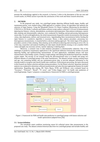 Predictive maintenance framework for assessing health state of centrifugal pumps | PDF