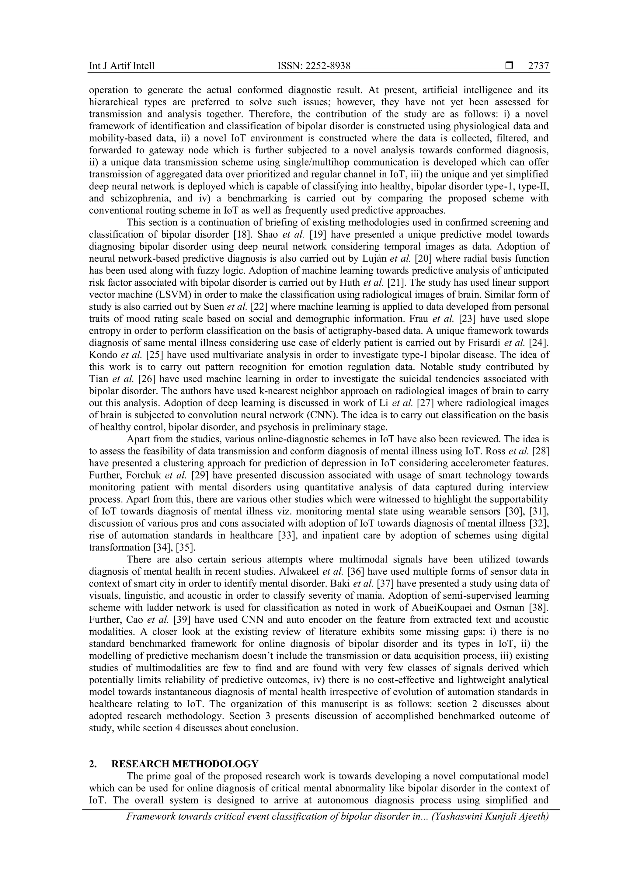 Framework towards critical event classification of bipolar disorder in ...
