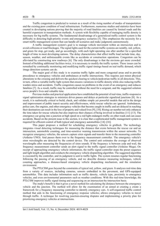 Development of a prioritized traffic light control system for emergency ...