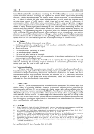 Development of a prioritized traffic light control system for emergency ...