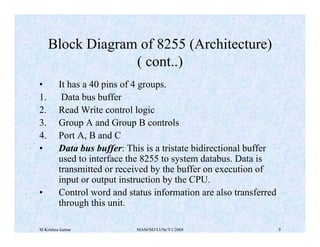 8255 programable io | PDF