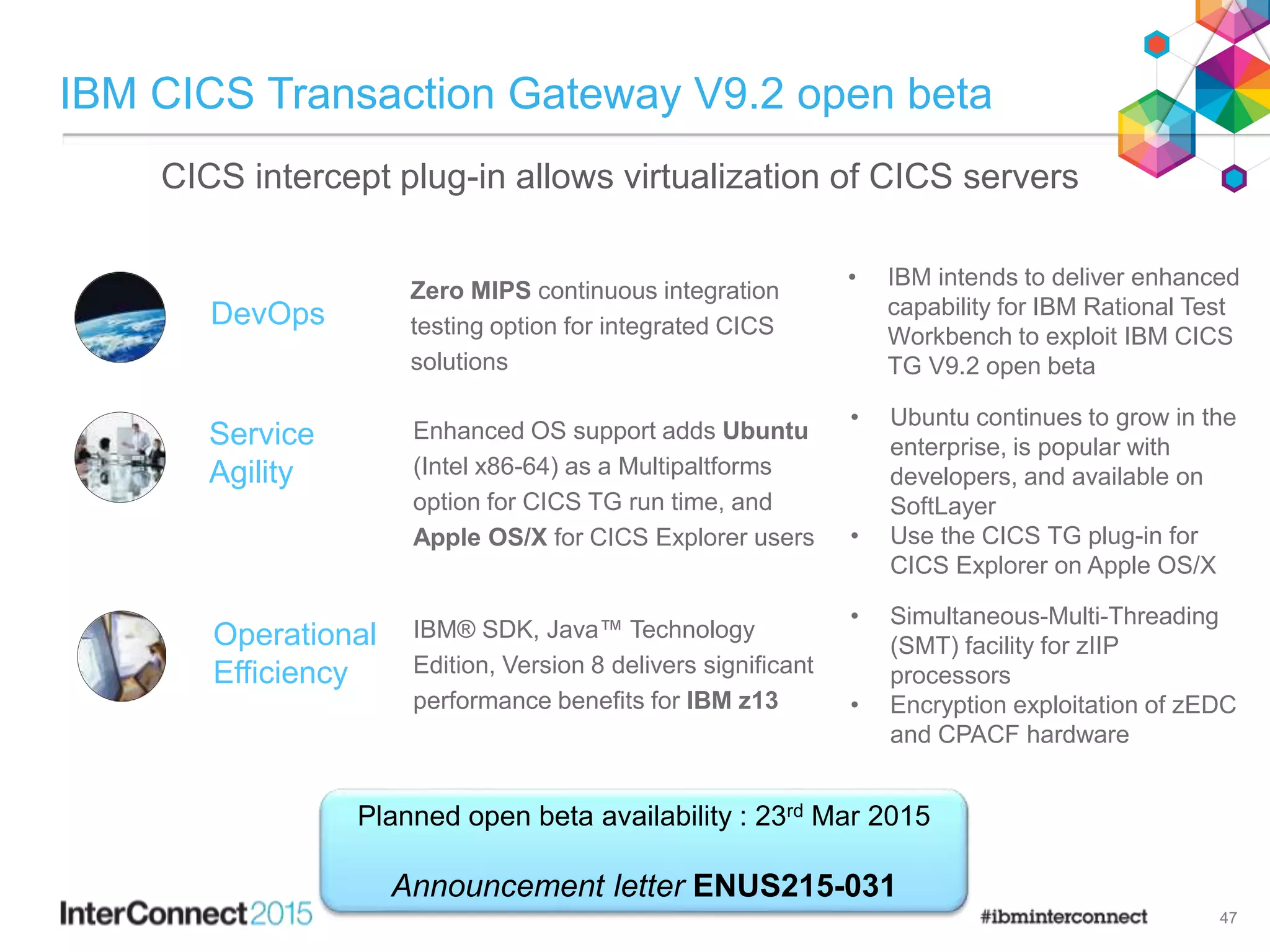 InterConnect 2015 session 2825 cics_and_the_new soa | PPT