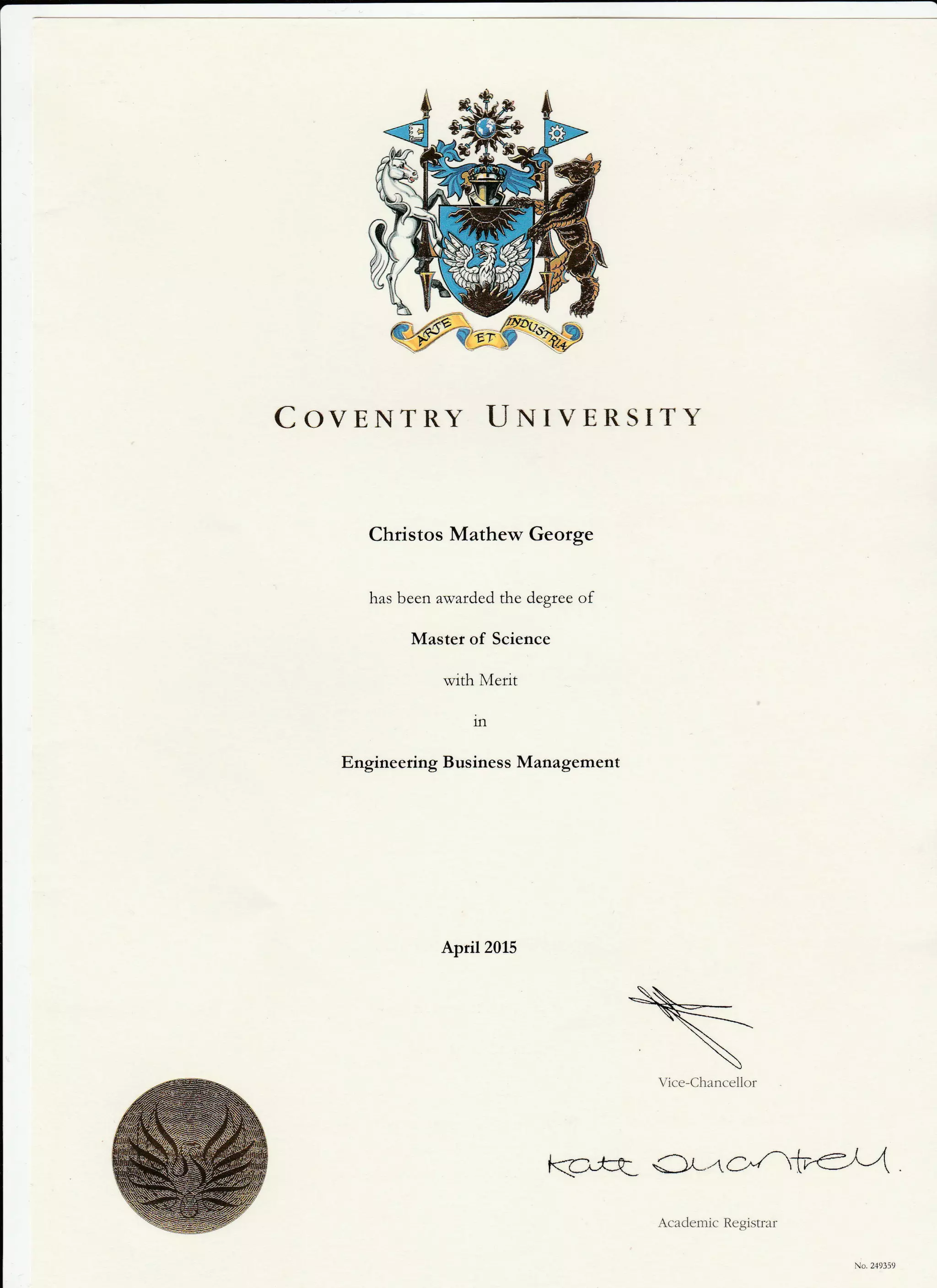Master Degree | PDF