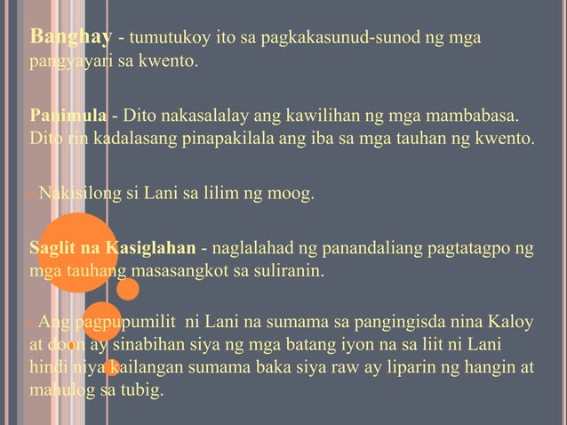 Pagsusuri sa maikling kwentong Bansot (Buod) ni Aurora Cruz | PPTX