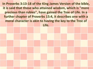 Meanings of the Tree of Life | PPT