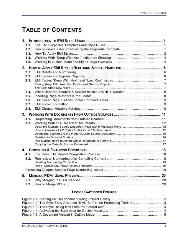 EMI Style Usage Troubleshooting Guide