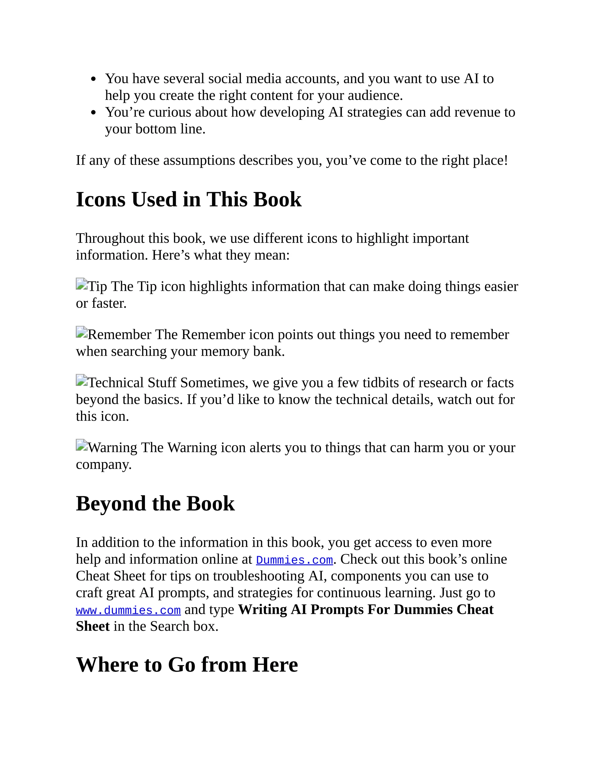 Writing Ai Prompts For Dummies Stephanie Diamond Jeffrey Allan | PDF