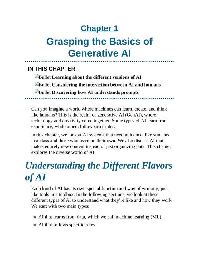 Writing Ai Prompts For Dummies Stephanie Diamond Jeffrey Allan | PDF