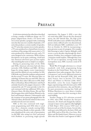 Encyclopedia Of Television Miniseries 19362020 Vincent Terrace | PDF