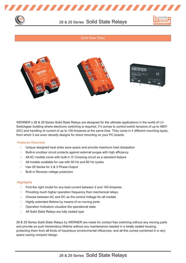 PCB SSR - Panel Mount SSR | PDF