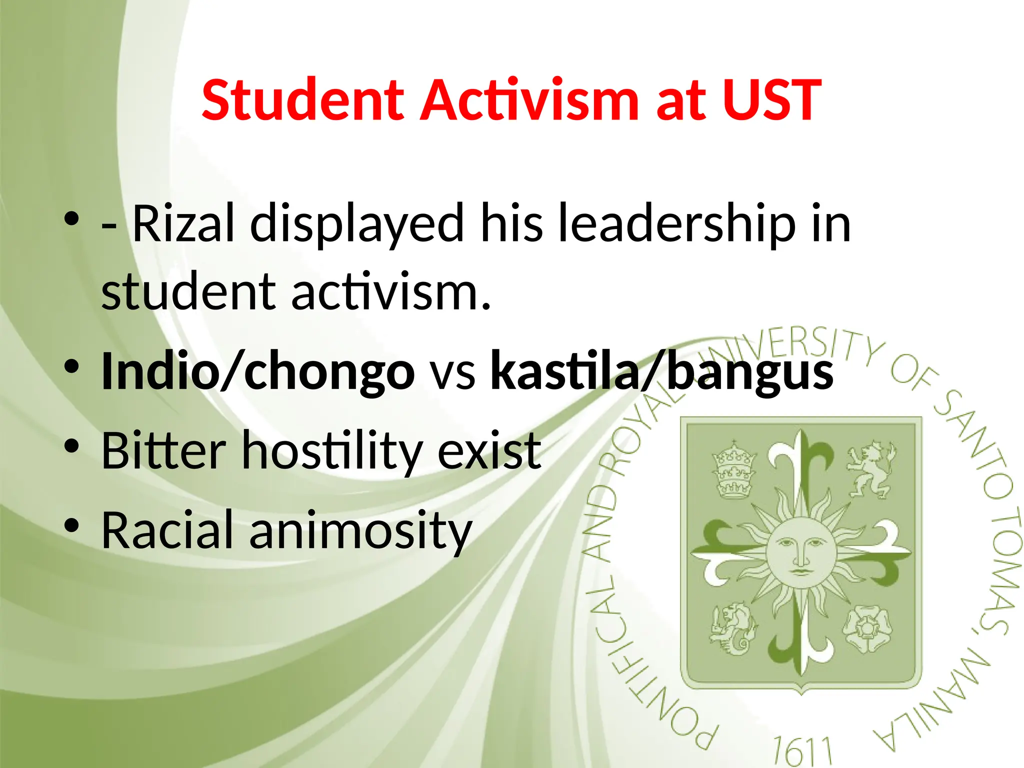 282969563-rizal-in-ust-final-pptx.6600pptx | PPTX