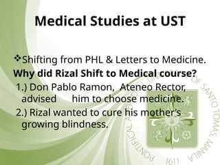 282969563-rizal-in-ust-final-pptx.6600pptx | PPTX