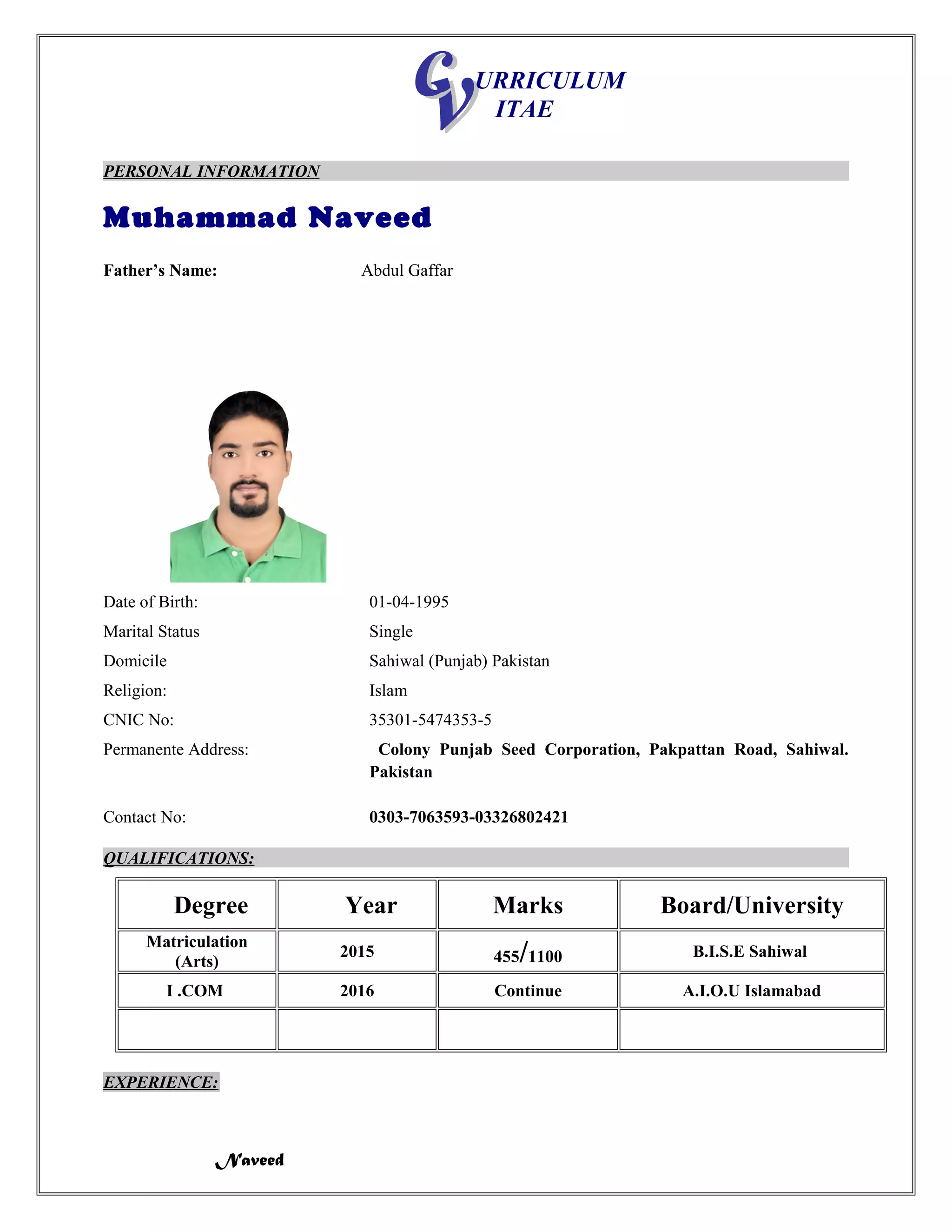 Muhammad Naveed | DOC