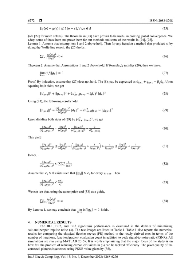 An Enhanced Fletcher Reeves Like Conjugate Gradient Methods For Image Restoration Pdf