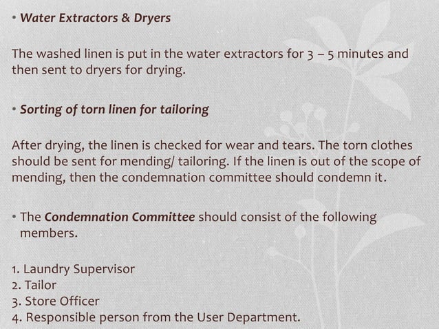 SOPs-and-Functions-of-Linen-and-Laundry-Dept.pptx | Home Appliances ...