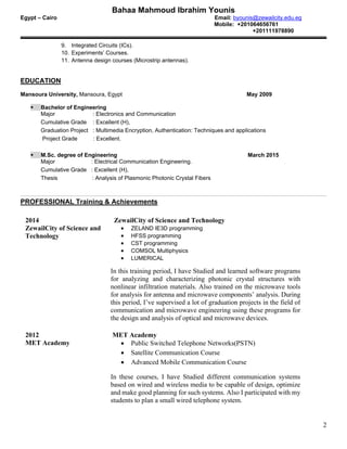 Bahaa_Younis_s_CV | PDF