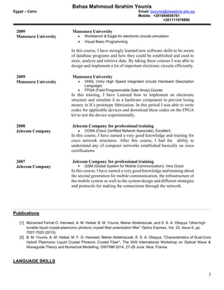 Bahaa_Younis_s_CV | PDF