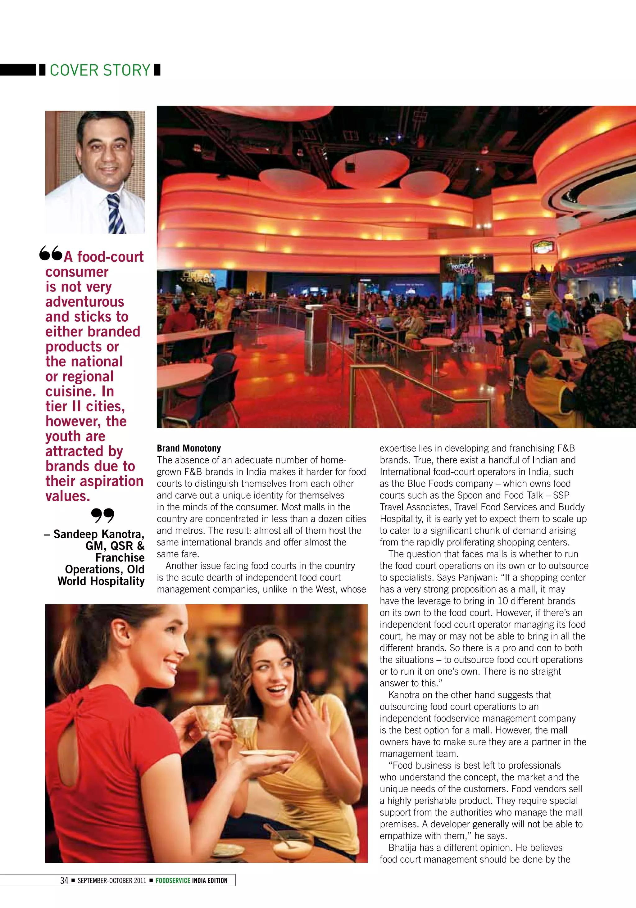 Food courts in India | PDF