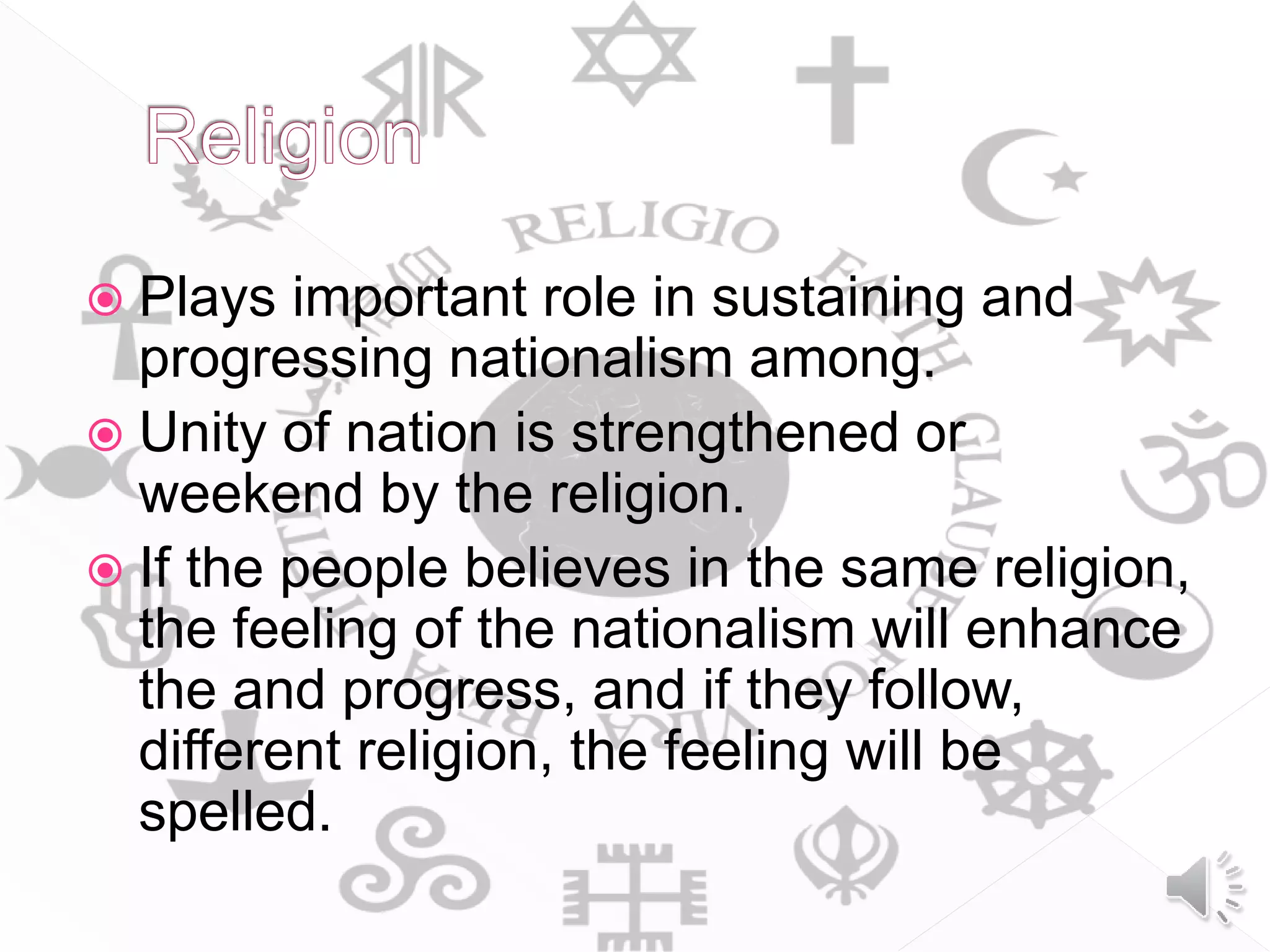 Factors of Nationalism | PPTX