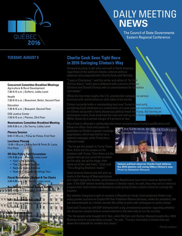 Daily meeting news TUESDAY APP | PDF