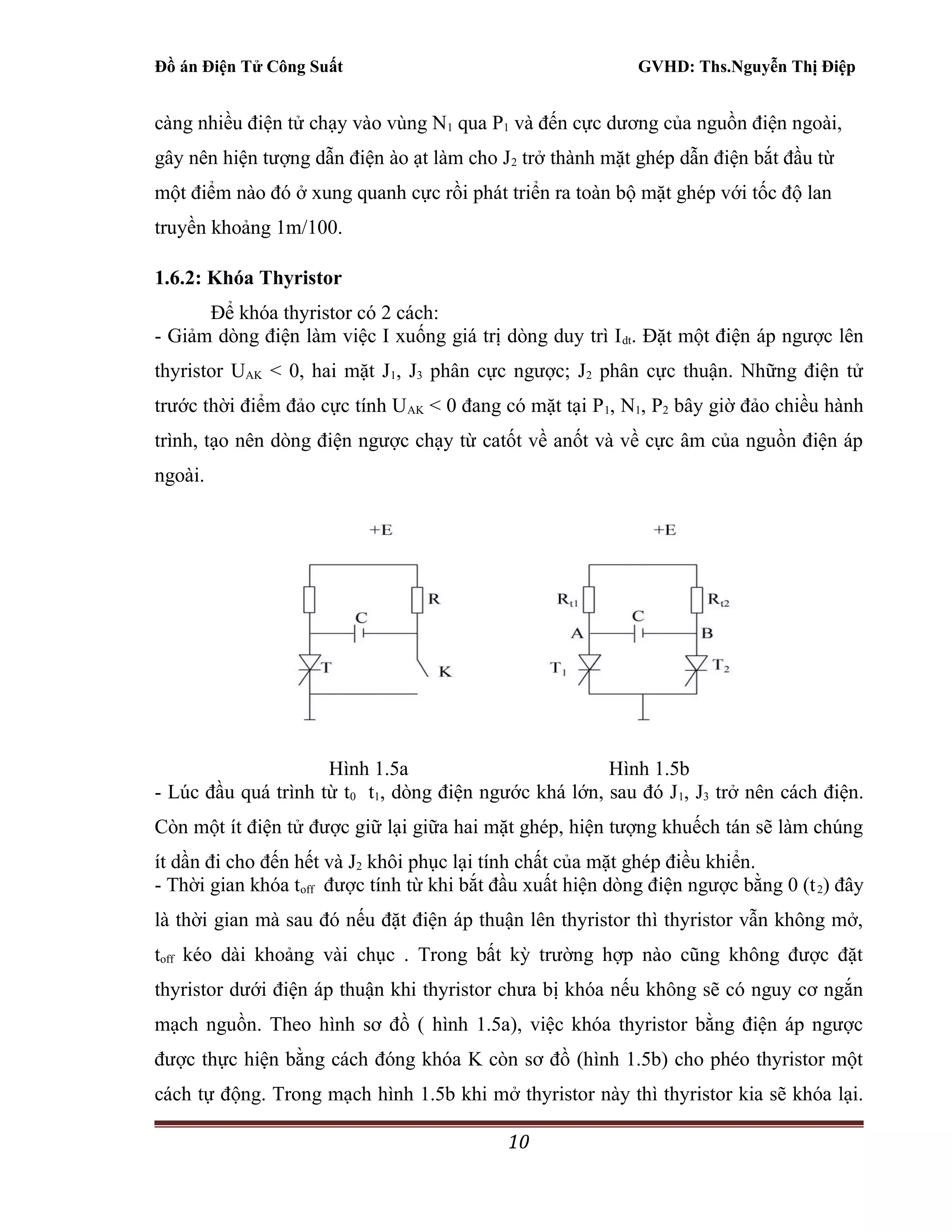 Đồ án điện tử công suất: Thiết kế bộ chỉnh lưu hình tia ba pha | PDF