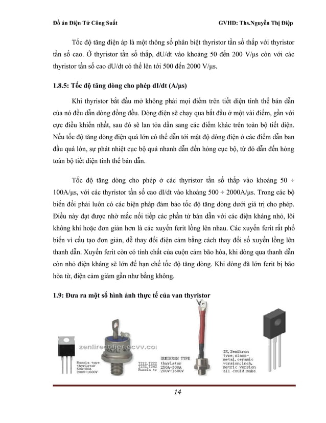 Đồ án điện tử công suất: Thiết kế bộ chỉnh lưu hình tia ba pha | PDF