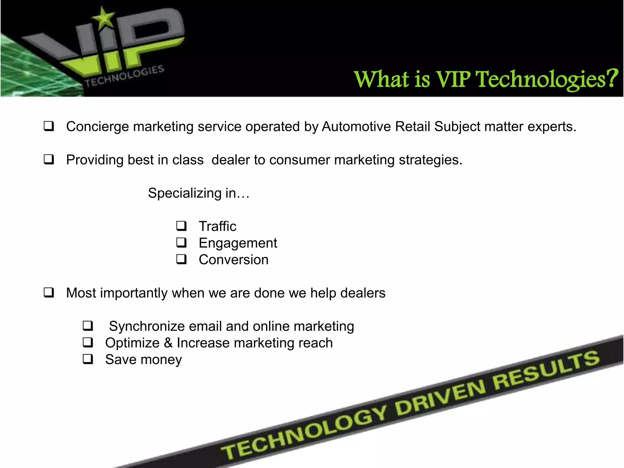 VIP Technologies PowerPoint Presentation | PPTX