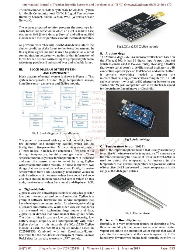 Monitoring Of Forest Fire Detection System Using Zigbee Pdf