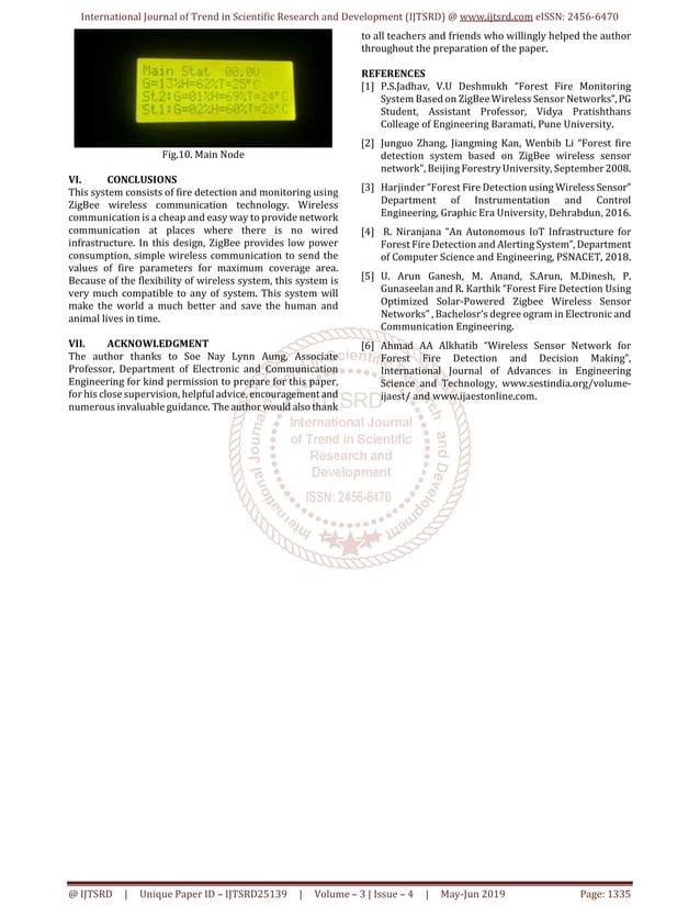 Monitoring Of Forest Fire Detection System Using Zigbee Pdf