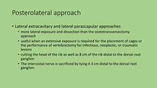 283 treatment of thoracic disk herniation | PPT