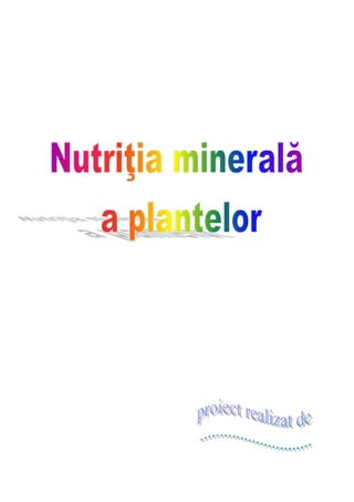 NUTRITIA PLANTELOR | DOC