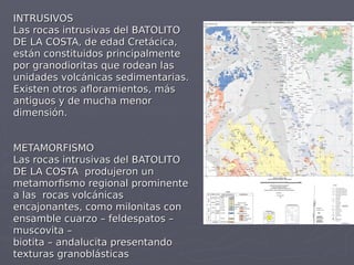 batolito-de-La-Costa-1.pdf de geologia para | PDF