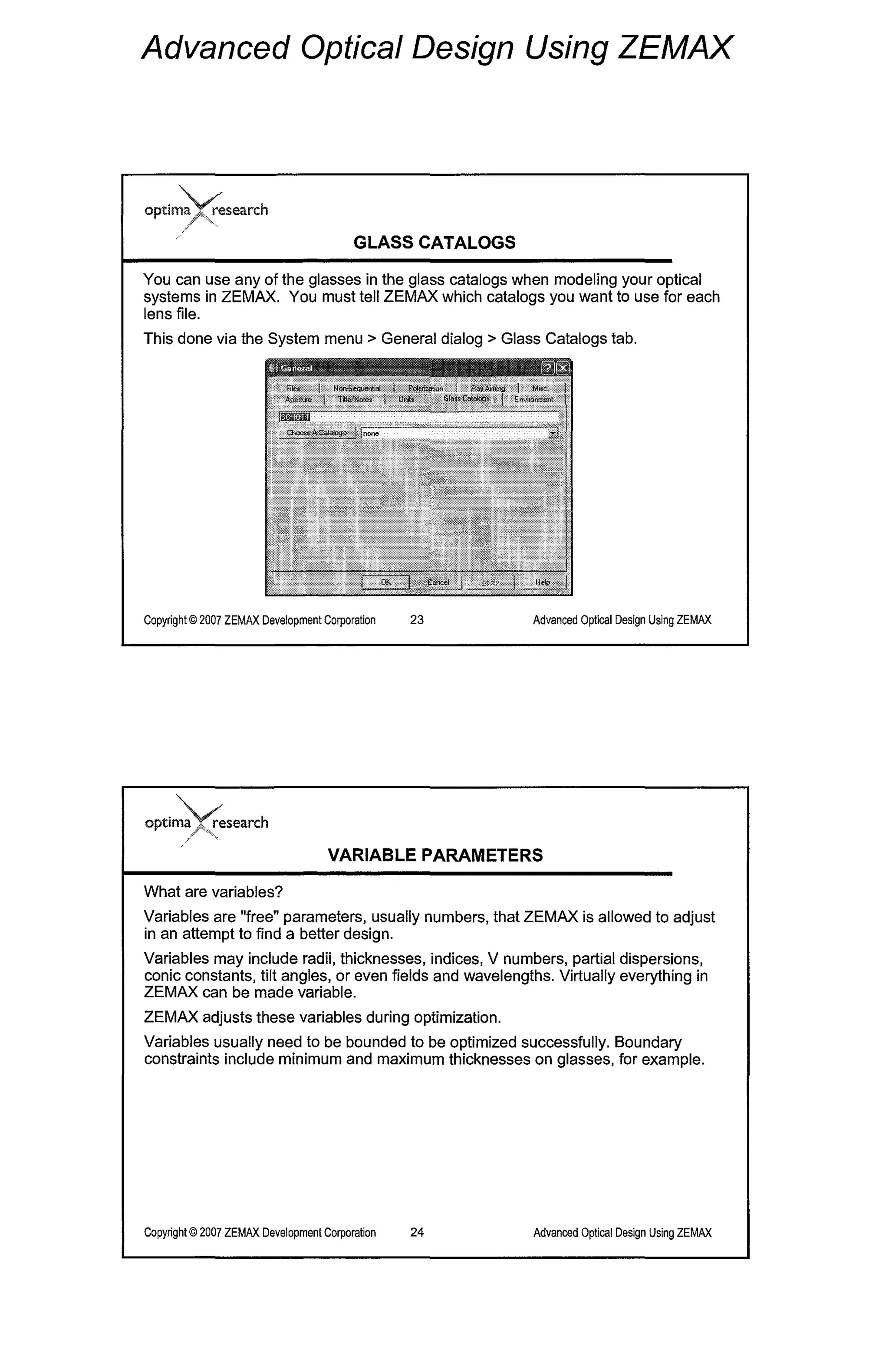 Advanced Optical Design Using Zemax Neil Barrett Leo Chen | PDF
