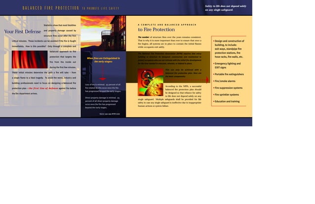 FEMA Balanced Fire Protection Brochure | PDF