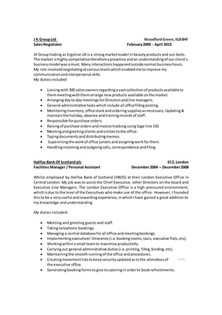 Natalie Davies CV | DOCX