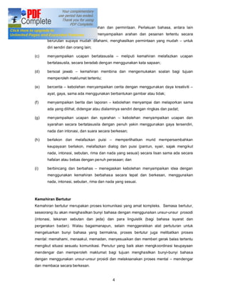 Contoh Aktiviti Yang Menggunakan Kemahiran Mendengar Dan Bertutur ...